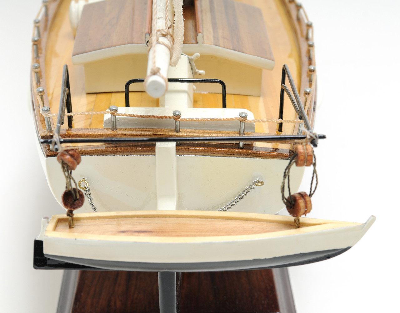 Skipjack Painted Model Ship - 31" - Optional Personalized Plaque