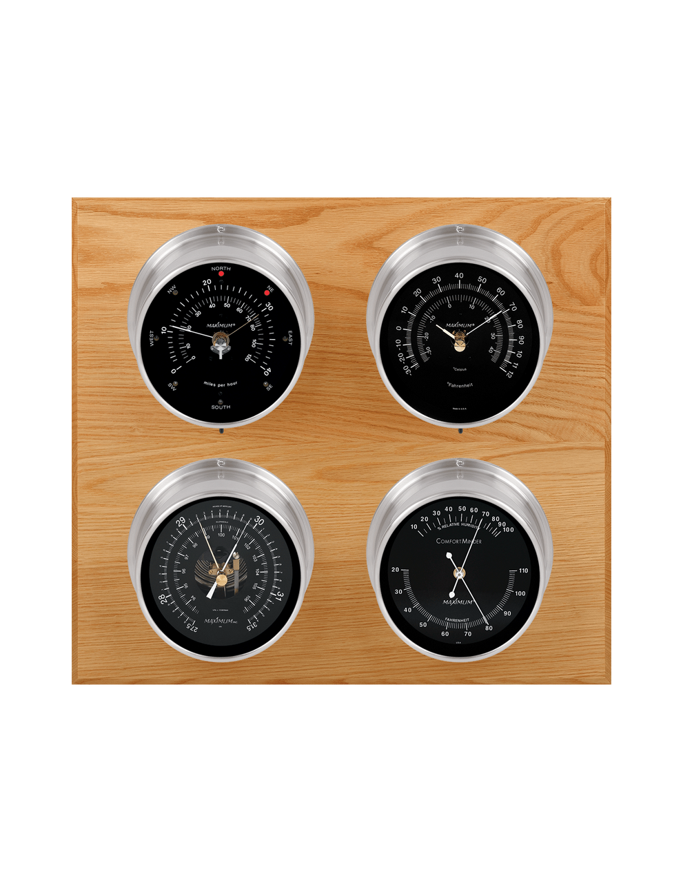 Observer Wind, Thermometer, Barometer, and Humidity Weather Station - 4 ...