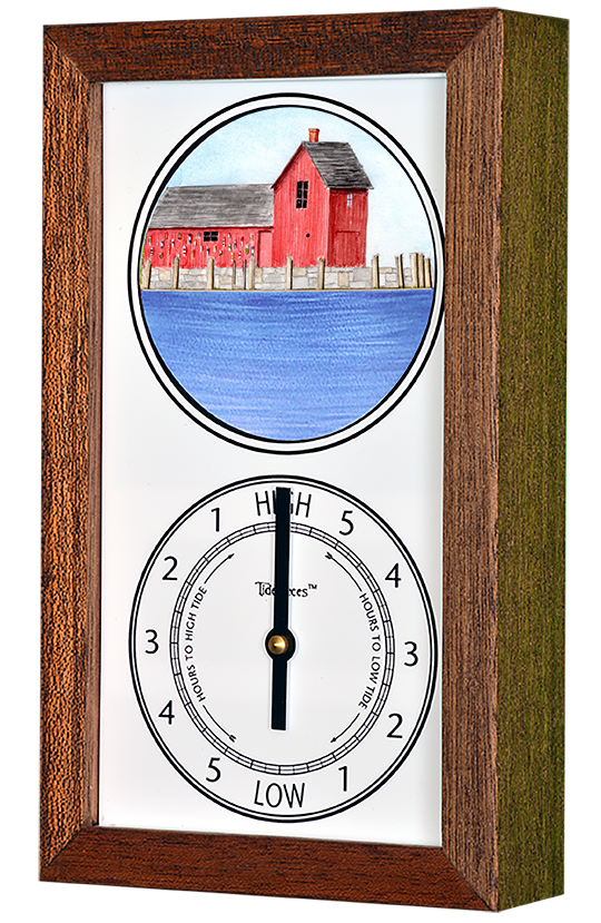 Rockport Motif No. 1 (MA) Mechanically Animated Tide Clock
