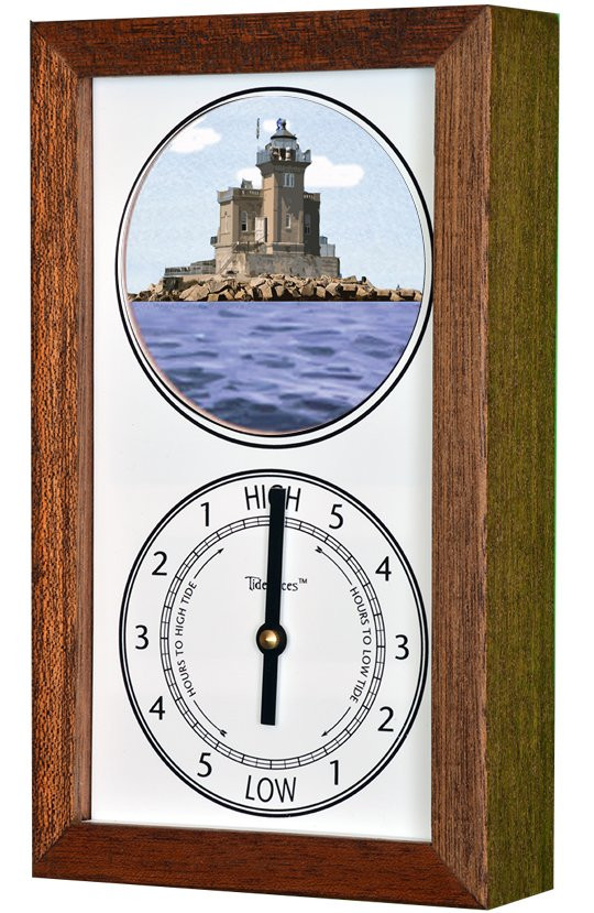 Huntington Harbor Lighthouse (NY) Mechanically Animated Tide Clock