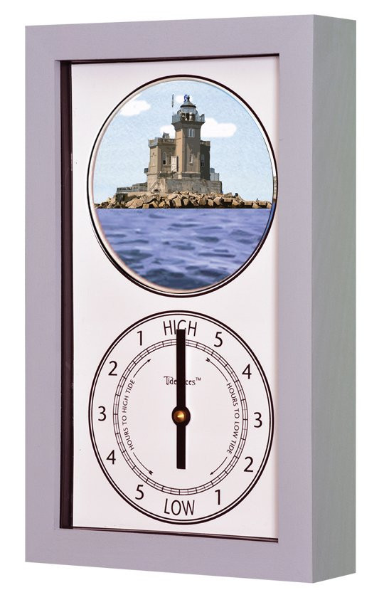 Huntington Harbor Lighthouse (NY) Mechanically Animated Tide Clock