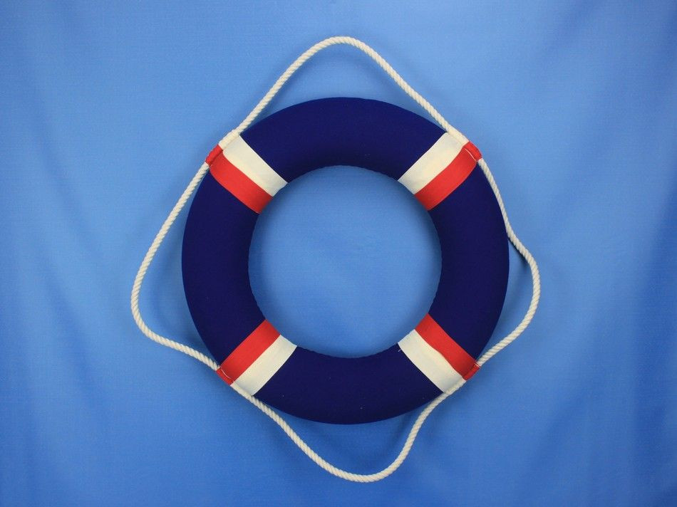 Blue Jacket Decorative Life Ring 20"