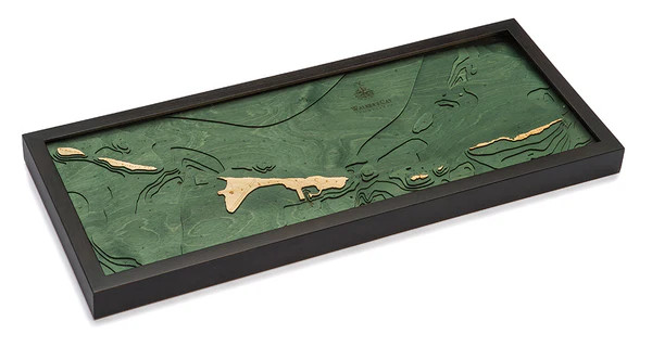 Walker's Cay - 3D Nautical Wood Chart