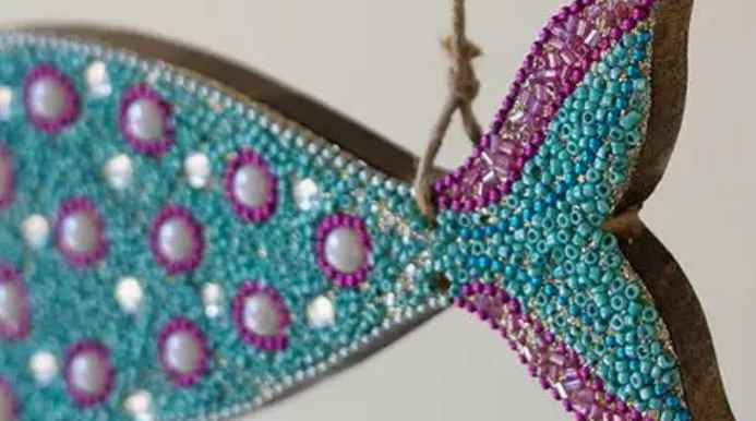 Beaded Fish Wall Decor - Set of 2