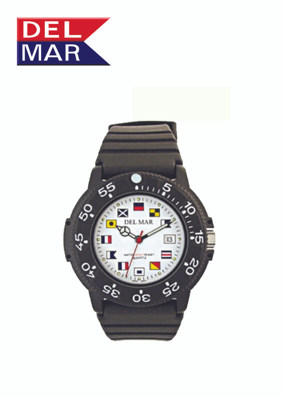 Del Mar Ladies 200M Water Resistant Dive Watch w/ Sports Strap