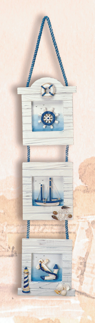 Hanging Nautical Picture Frame Set