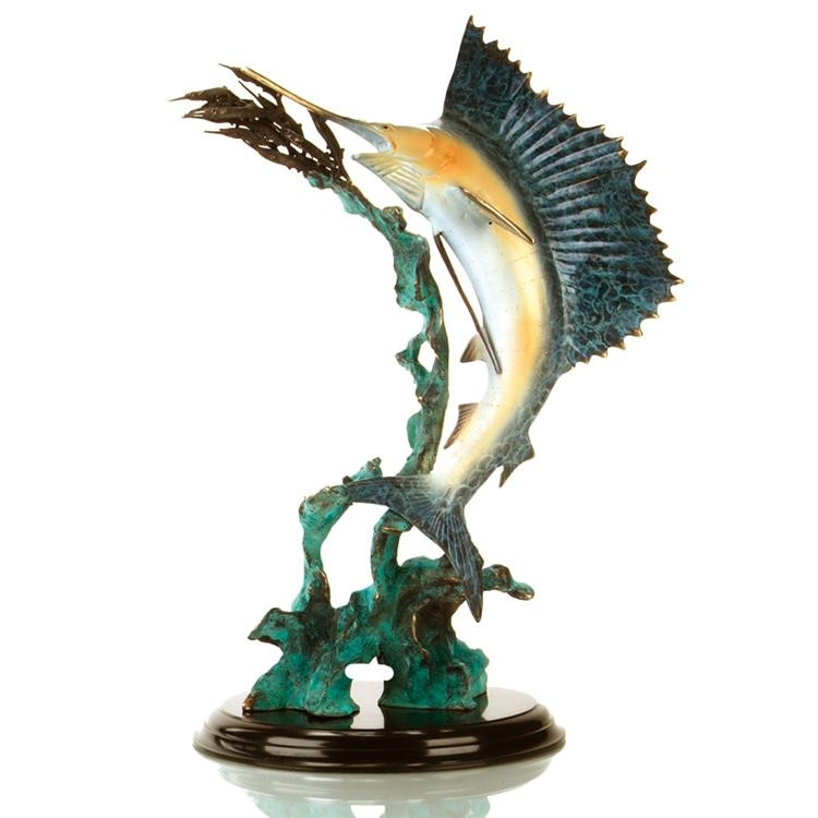 Ballyhoo for Sail - Trophy Fish Decor (Sailfish) Sculpture