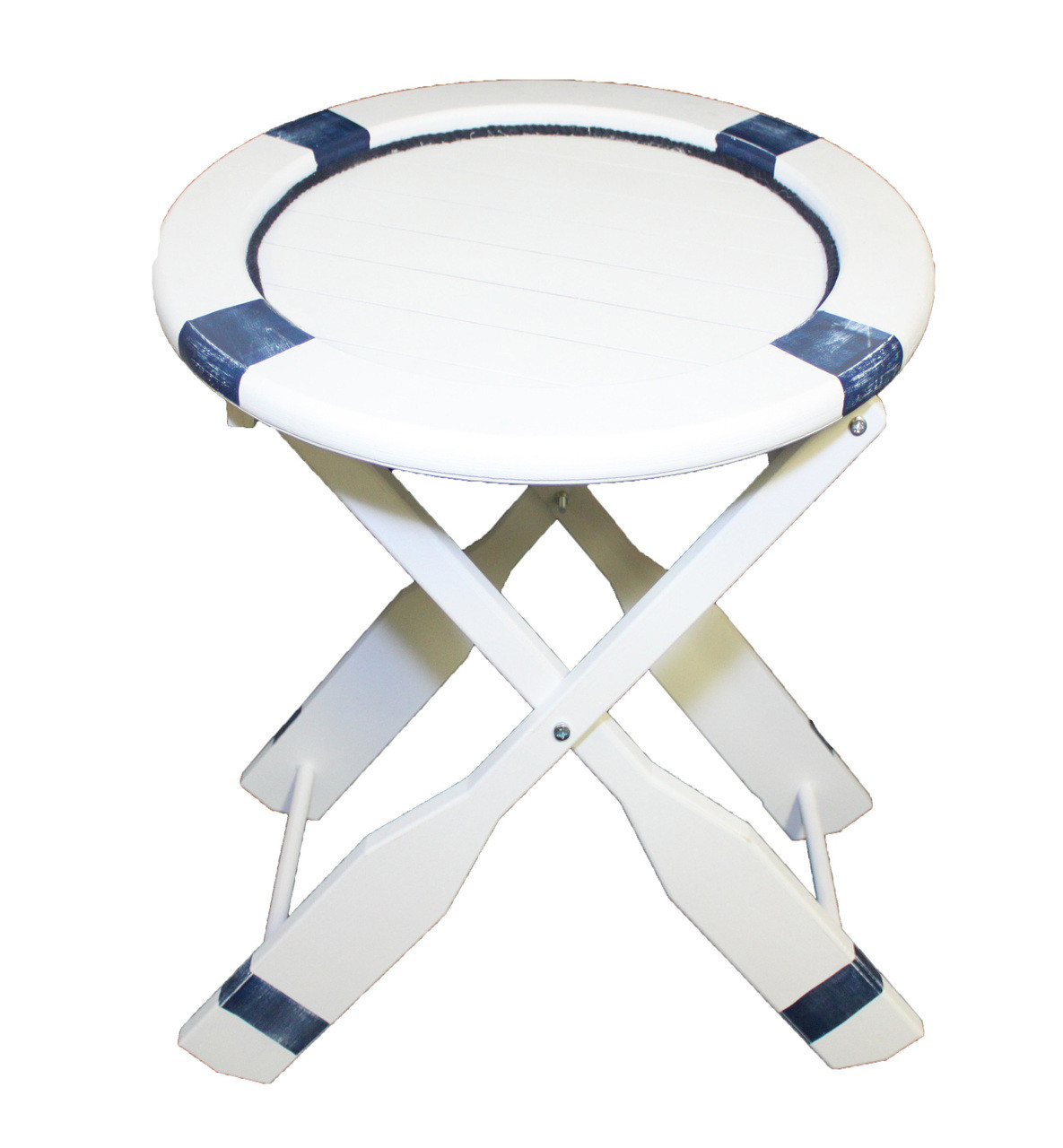 Ship Wheel Table with Glass Top - Nautical Home Furnishings