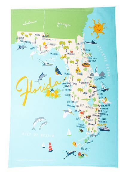 Kitchen Towel - Florida - Set of 4