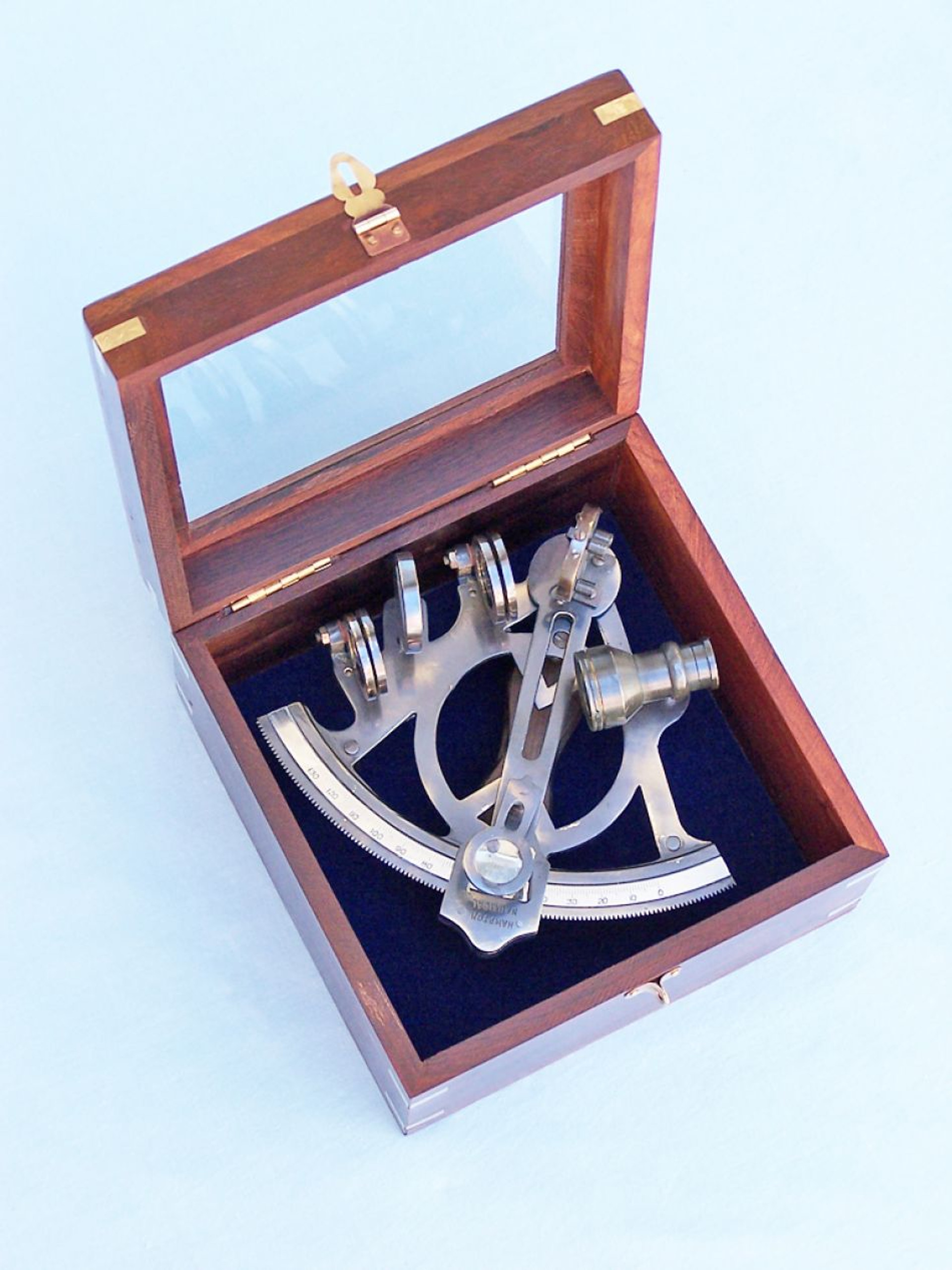 Nautical Sextant in Rosewood Box