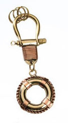 Brass Key Chain - Lifering