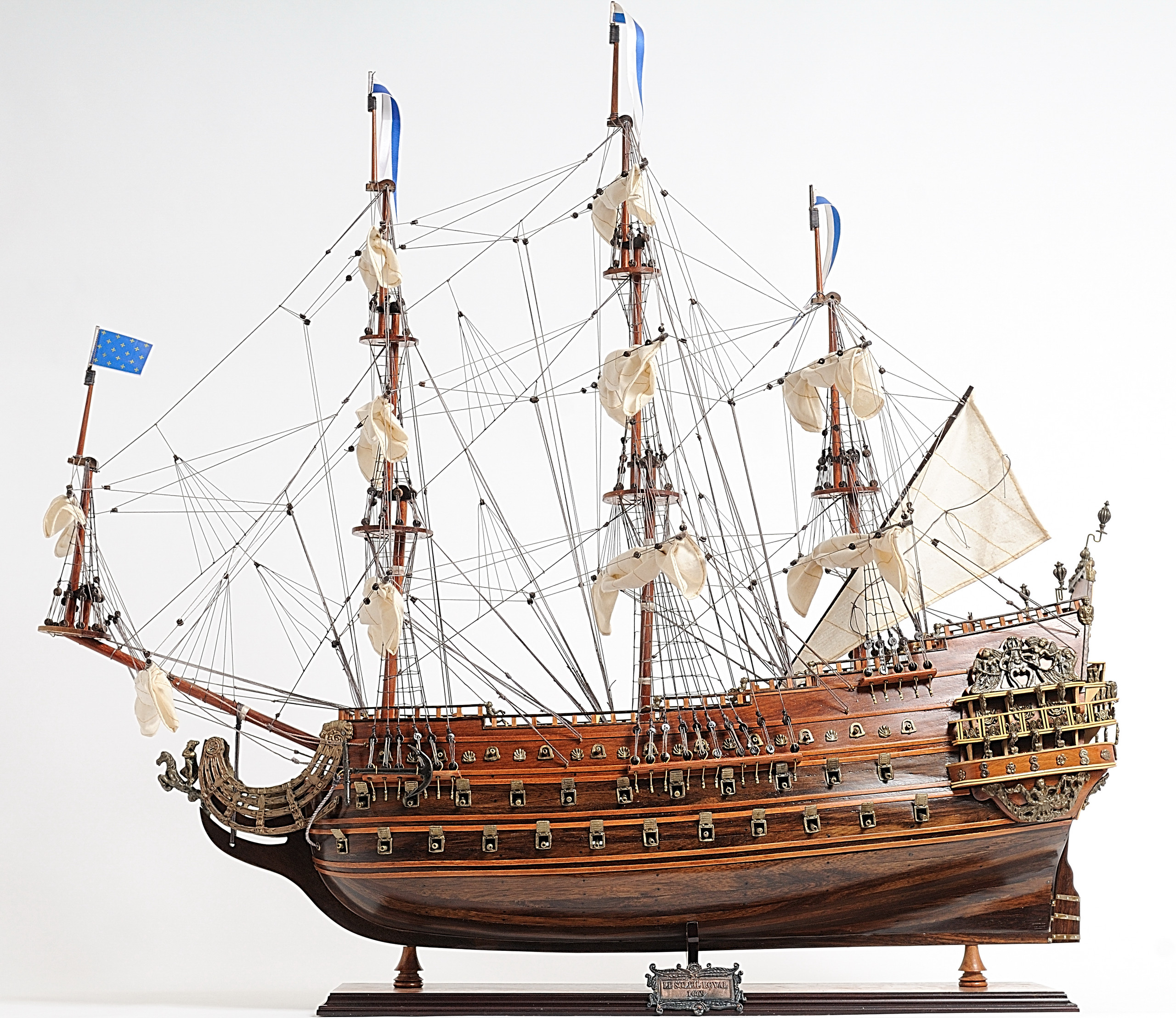Soleil Royal Model Ship - 27" - Optional Personalized Plaque