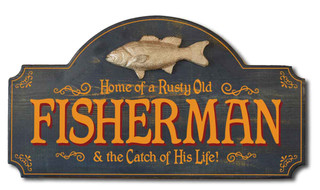 Fisherman Sign