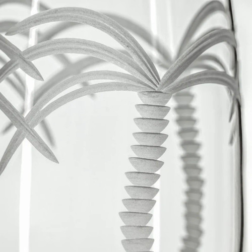 Palm Tree 16oz Footed Iced Tea Glass Set of 2