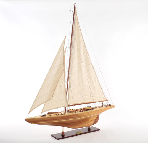 Skipjack Painted Model Ship - 31" - Optional Personalized Plaque
