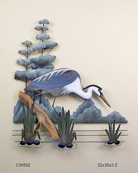 Wetlands Heron Pair Sculpture