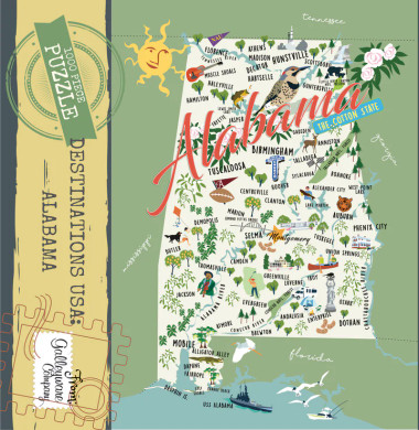 Alabama 1000 Piece Jigsaw Puzzle