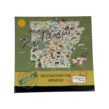 Arkansas 1000 Piece Jigsaw Puzzle - 19.6"
