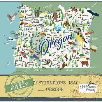 Oregon 1000 Piece Jigsaw Puzzle - 19.6"