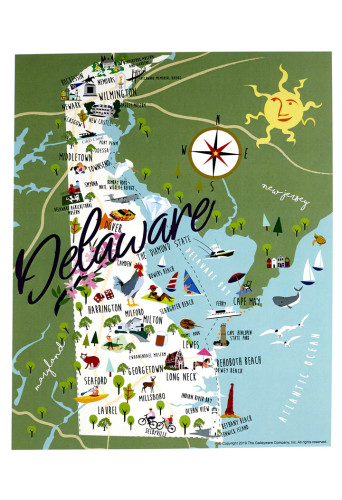 Delaware Print - 12" x 18"