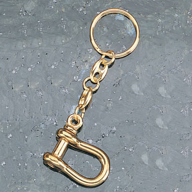 Brass Key Chain - Shackle