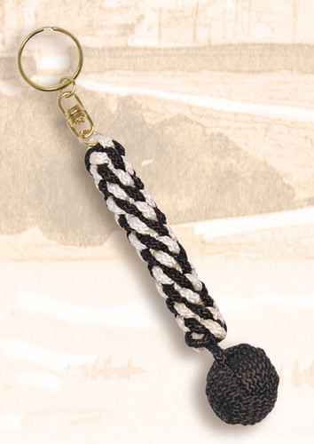 Brass Lanyard with Ball Key Chain