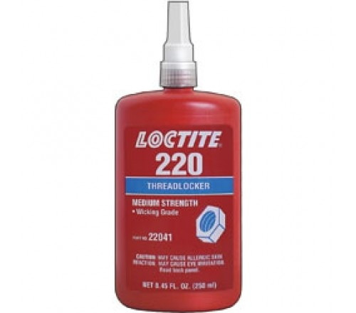 Loctite 220 Fijador de roscas resistencia media/ grado capilar/ azul ...