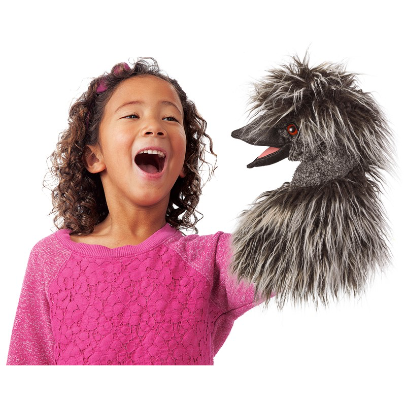 Folkmanis Emu Stage Puppet | MiniZoo Animal Puppets