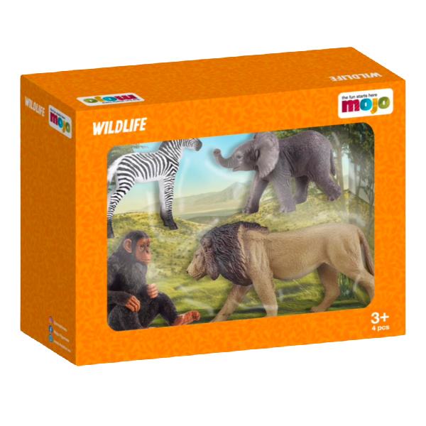 Mojo Wildlife Starter Set Africa | MiniZoo Model Animals