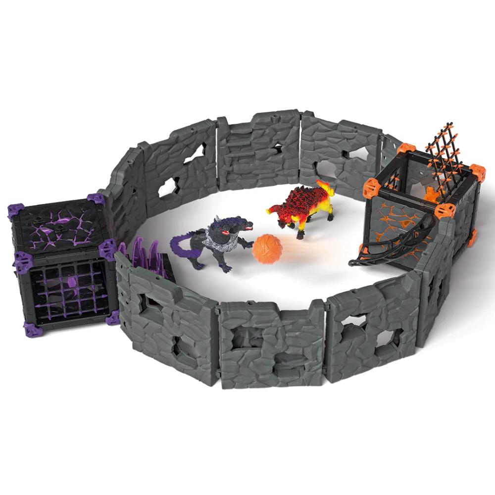 Schleich BattleCave Arena Lava vs Shadow | Eldrador BattleCave Playsets
