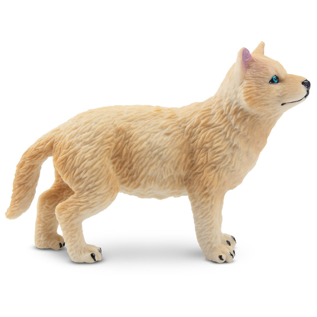 Toymany Wolf Cub White | Realistic Wolf Figurines