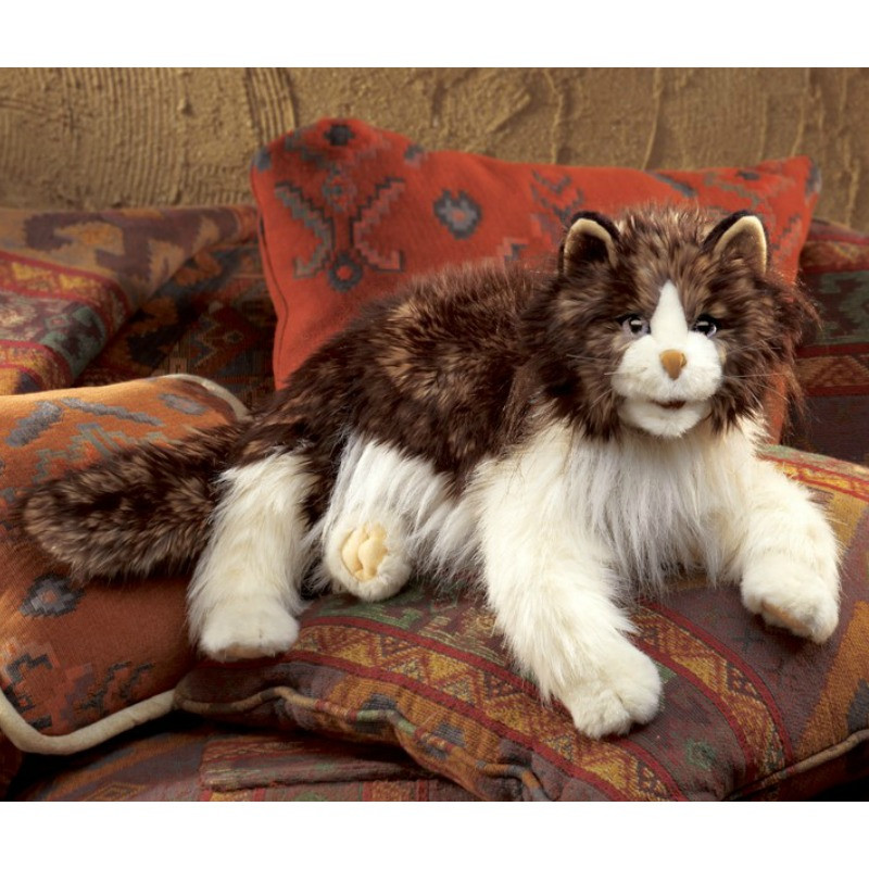 Folkmanis Ragdoll Cat Hand Puppet - MiniZoo