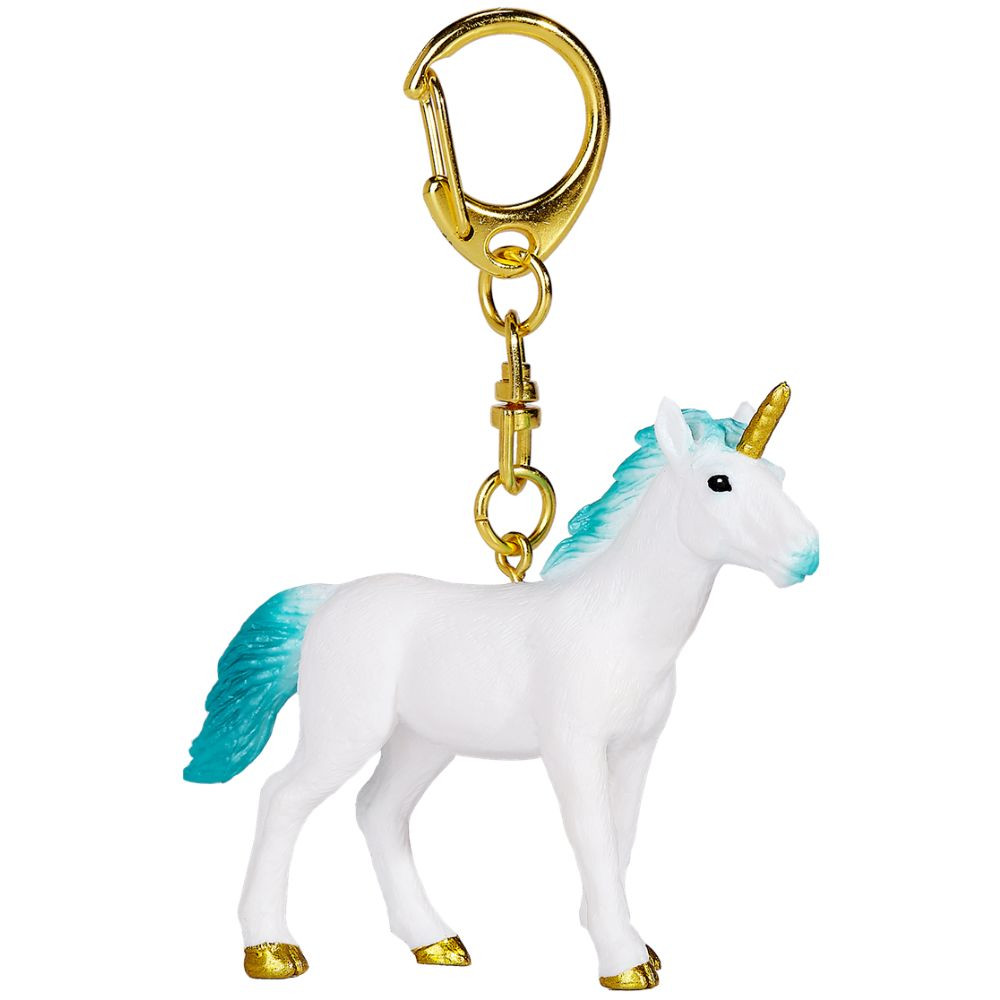 Mojo Unicorn Standing Turquoise Keychain | Mythical Keychains