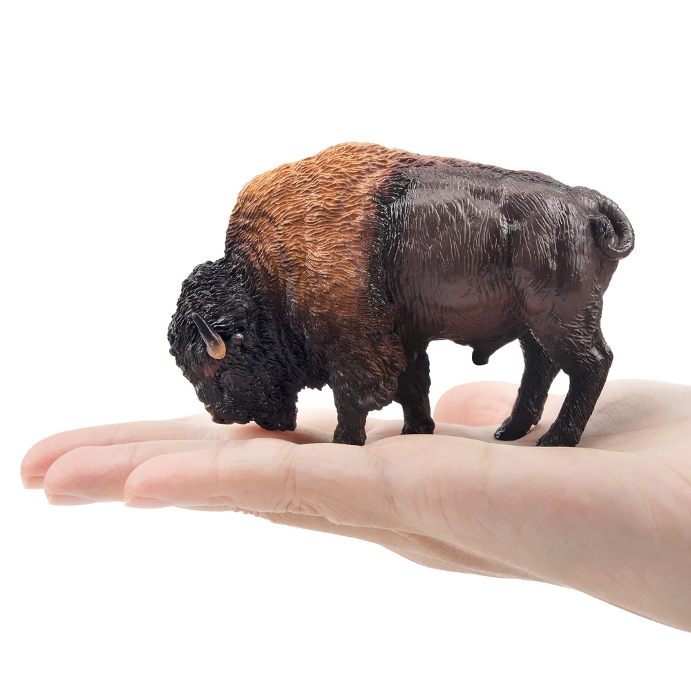 Toymany American Bison | Realistic North American Wildlife Figurines