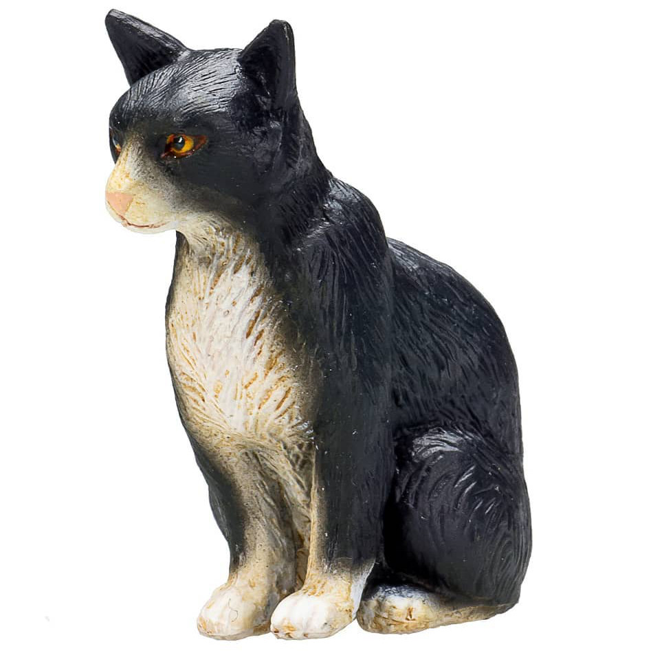 Mojo Cat Sitting Black and White 387371 | Farmland