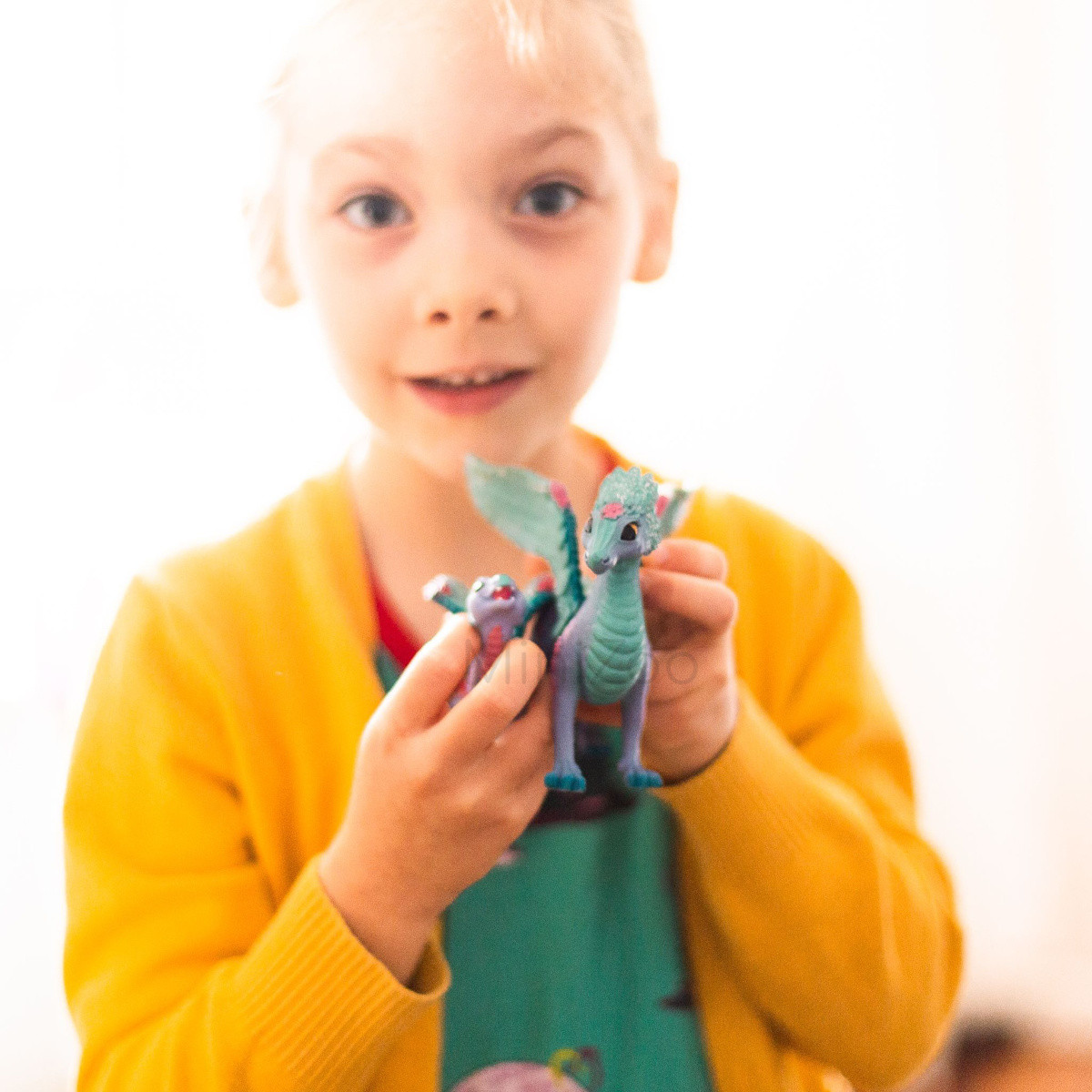 Schleich Blossom Dragon With Child 70592