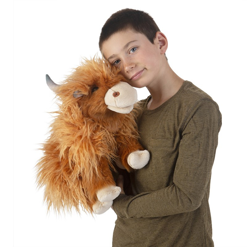 Folkmanis Highland Cow Puppet 3167