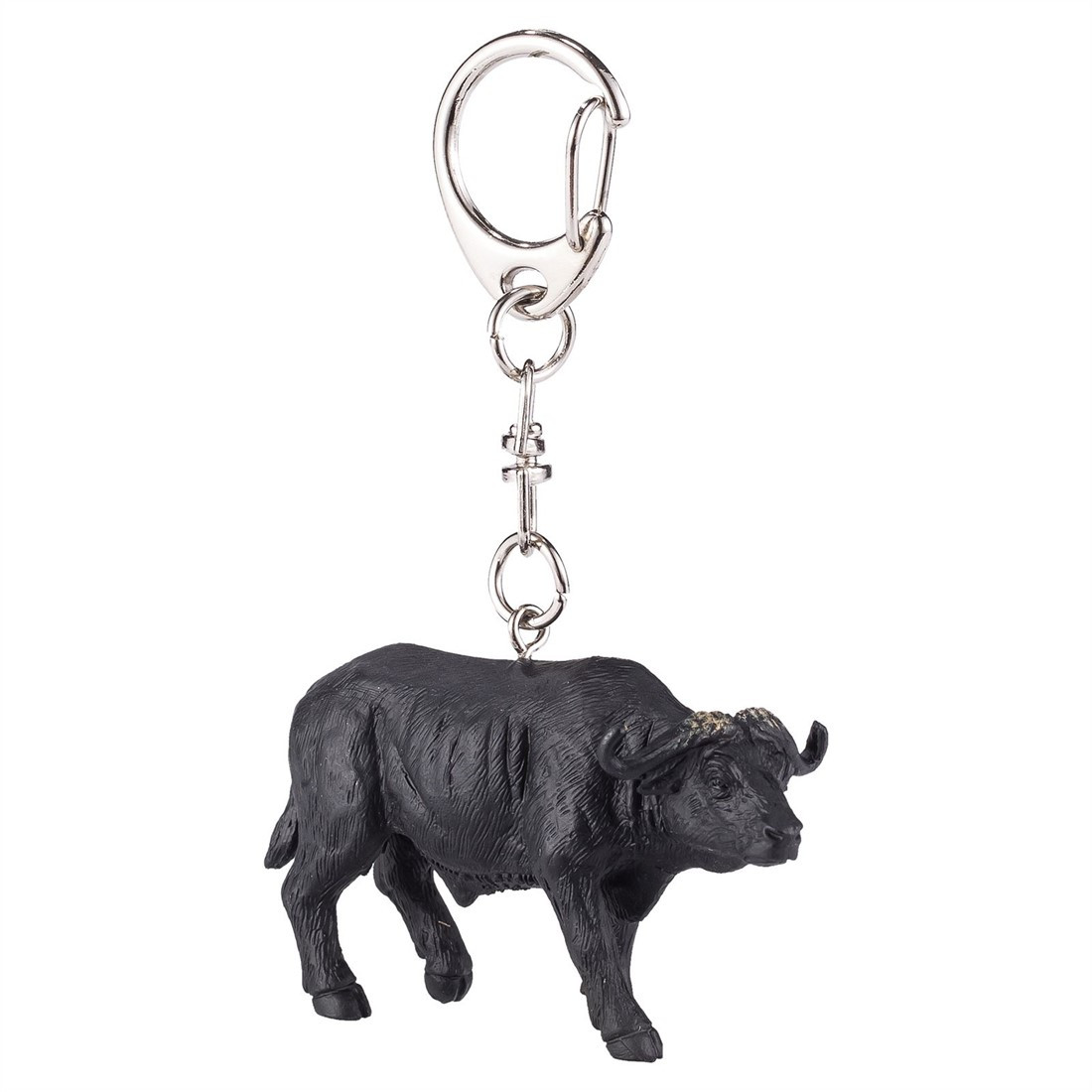 Mojo Cape Buffalo Keychain | MiniZoo Wild Animals