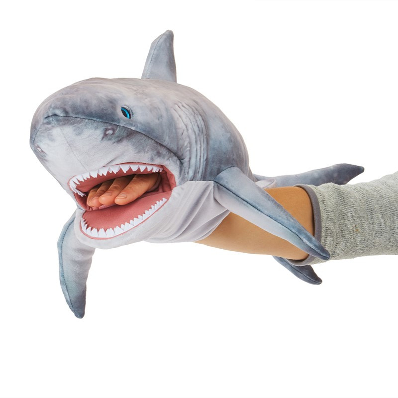 Folkmanis Great White Shark Puppet | MiniZoo Animal Puppets