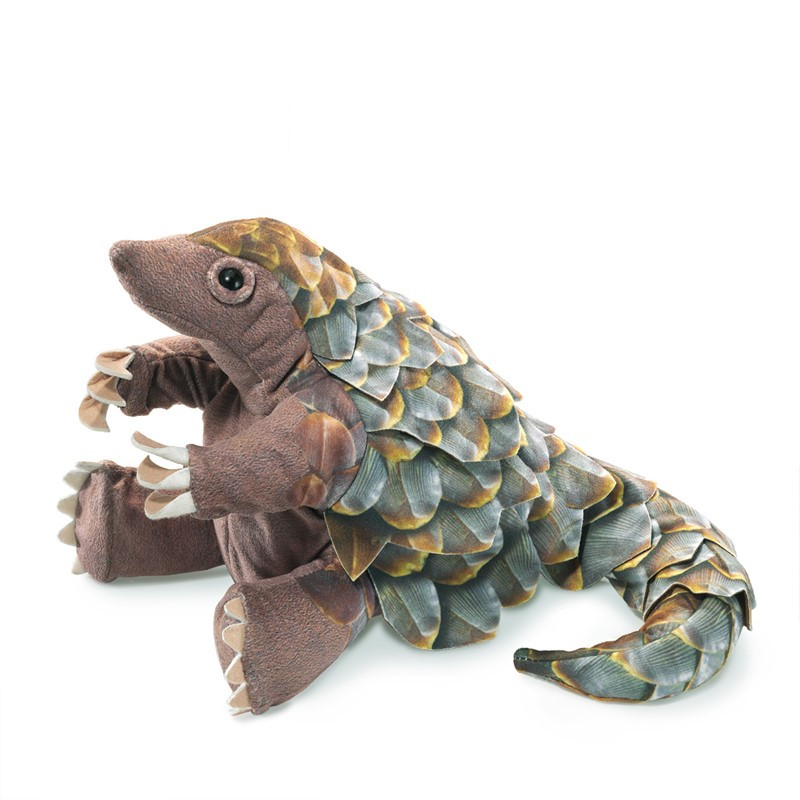 Folkmanis Pangolin Puppet | MiniZoo Animal Puppets