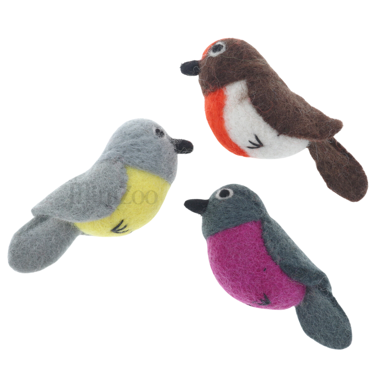 Tara Treasures Felt Australian Robins | MiniZoo Animal Toys