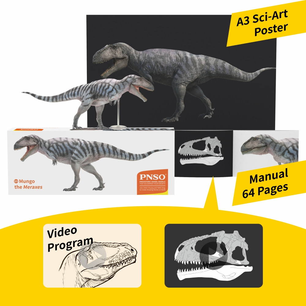 PNSO Mungo the Meraxes | MiniZoo Dinosaur Models