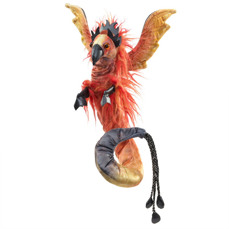 Folkmanis Phoenix Wristlet Puppet | MiniZoo Puppets