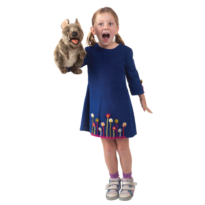 Folkmanis Quokka Hand Puppet | Folkmanis Hand Puppets Australia