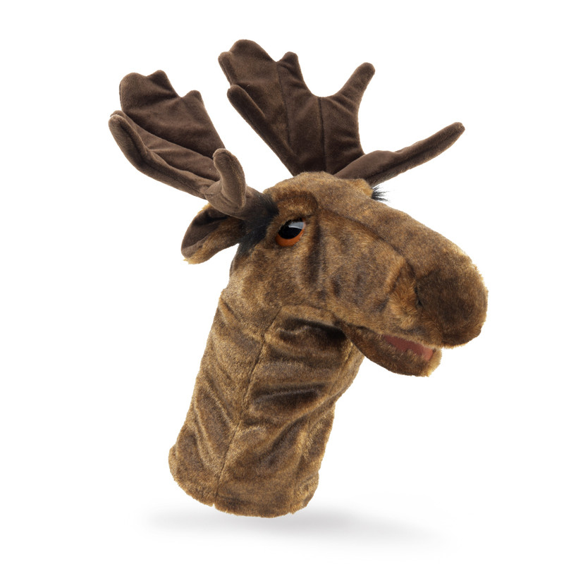 Folkmanis Moose Stage Puppet | MiniZoo Animal Puppets