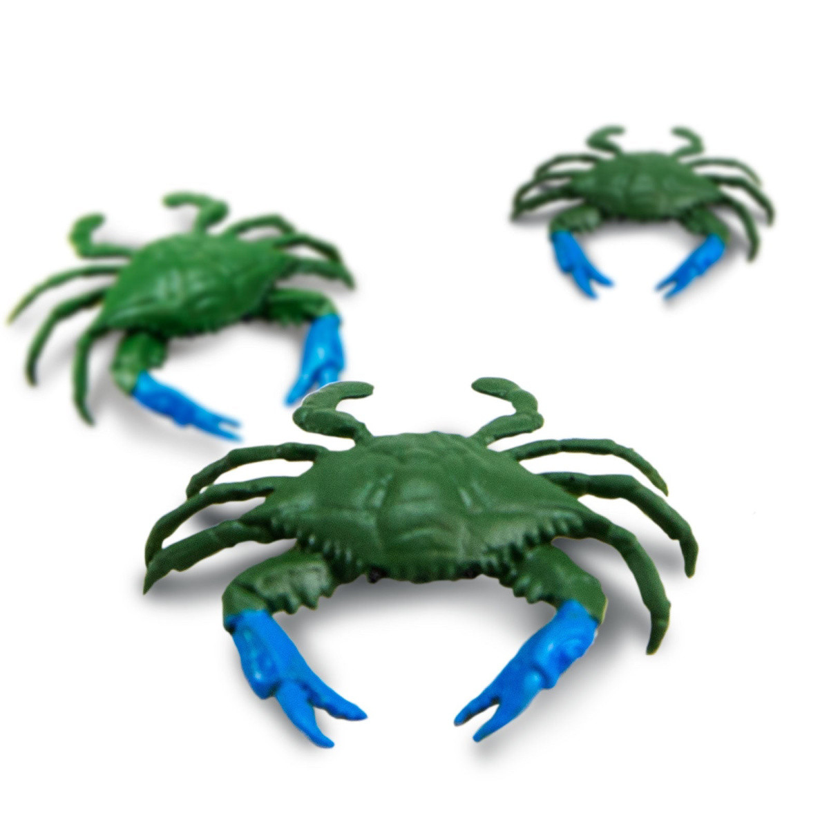 Safari Ltd Mini Blue Crabs | MiniZoo Ocean Animals