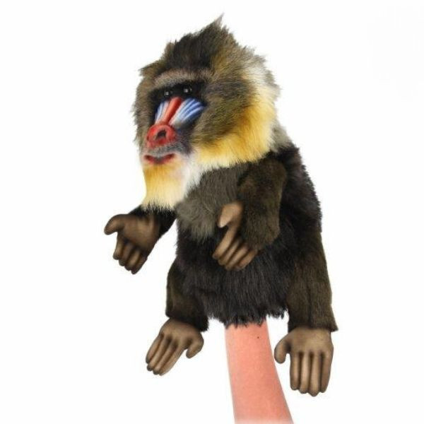 Hansa Mandrill Puppet | MiniZoo Wild Animal Puppets