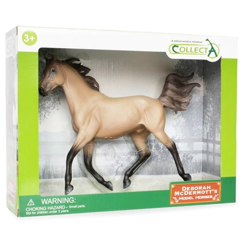CollectA Half Arabian Stallion Dunskin Deluxe 1:12 Scale - MiniZoo