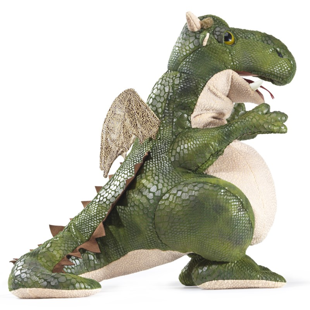 Folkmanis Friendly Dragon Puppet | Folkmanis Hand Puppets Australia