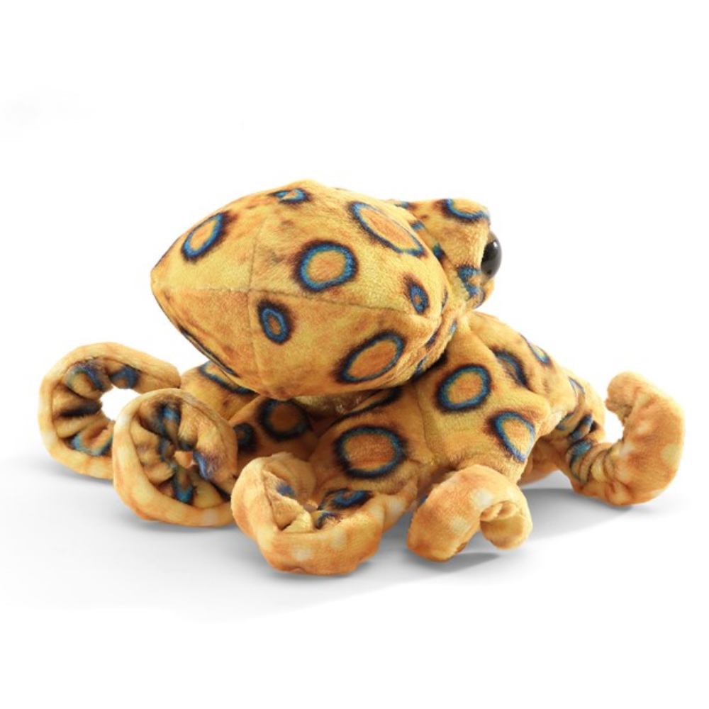 Folkmanis Blue Ringed Octopus Finger Puppet | Folkmanis Finger Puppets ...